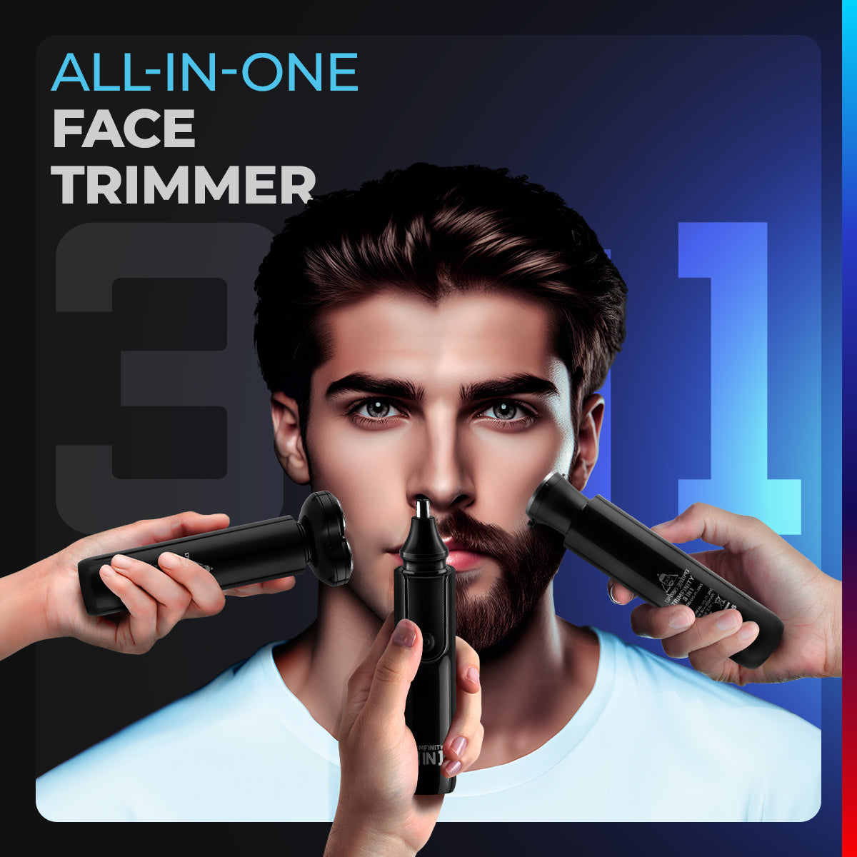 Best Men's 3 in 1 face Trimmer – trimfinity
